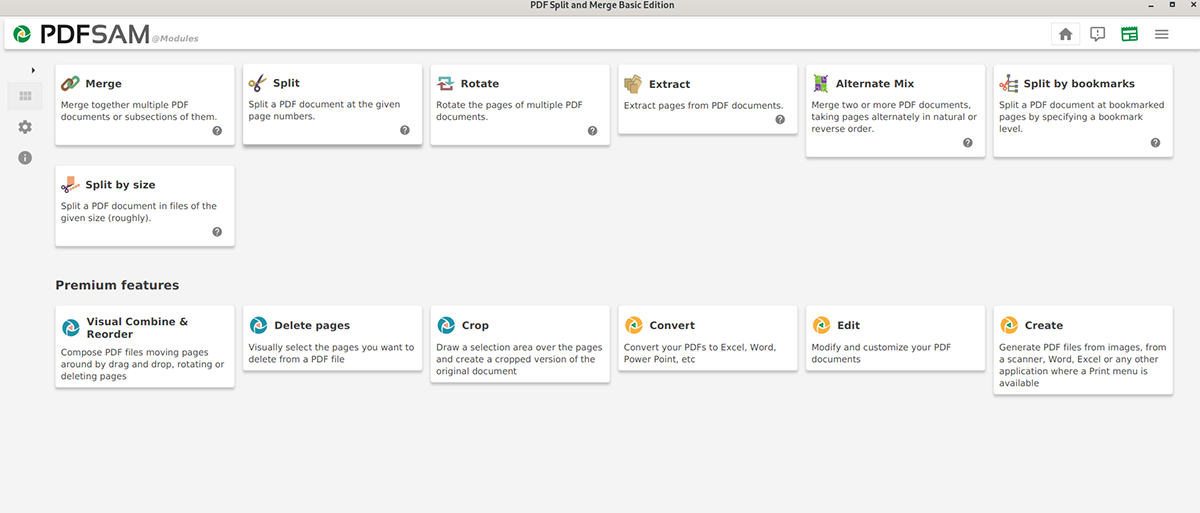 How to merge PDFs with PDFSam on Linux