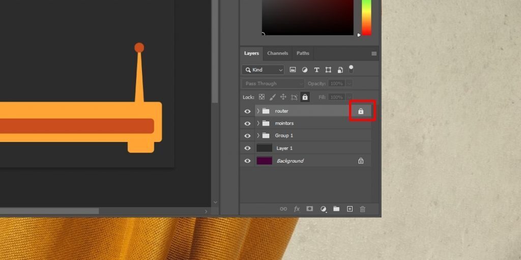 How to unlock layers in Adobe Photoshop