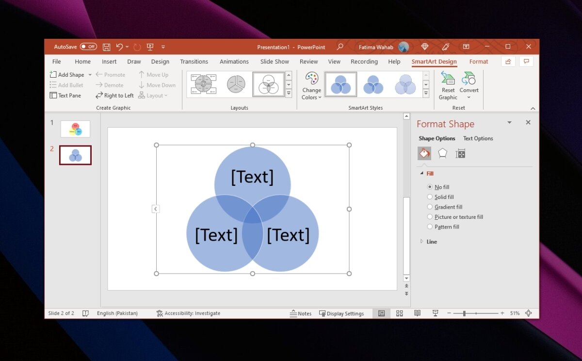How to create a Venn Diagram in PowerPoint