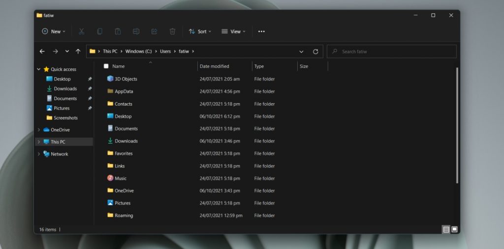 Where is the appdata folder on Windows 11