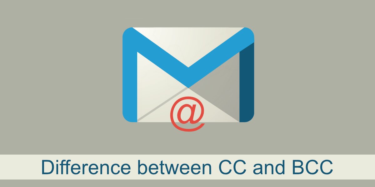 What is the difference between CC and BCC in email