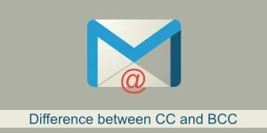 What is the difference between CC and BCC in email