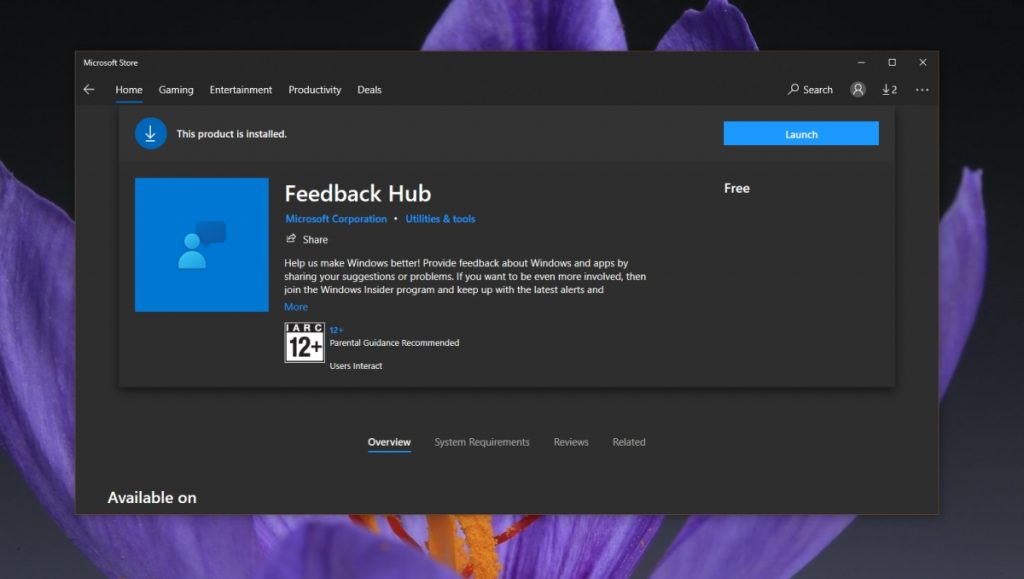How to uninstall Feedback Hub on Windows 10