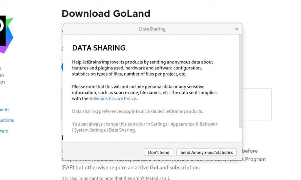How to install JetBrains GoLand on Linux