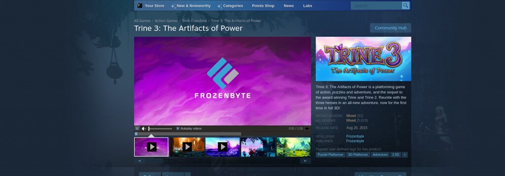 How to play Trine 3 on Linux