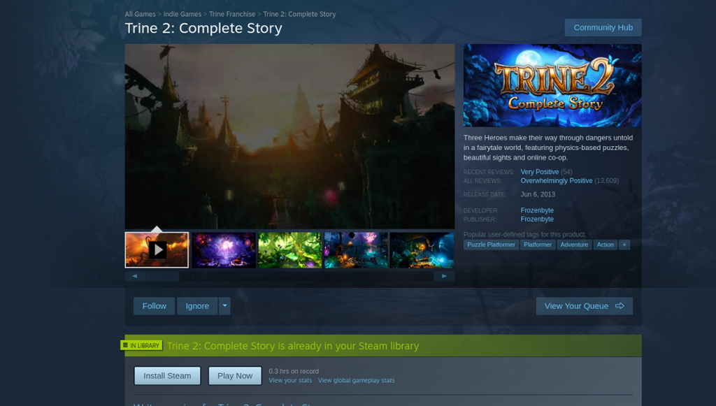 Как играть в Trine 2 в Linux - истокс клуб