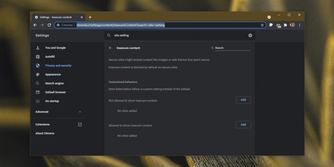 How to add trusted websites in a browser