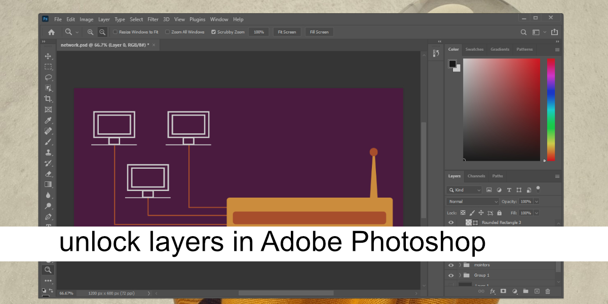 How To Unlock Layers In Adobe Photoshop