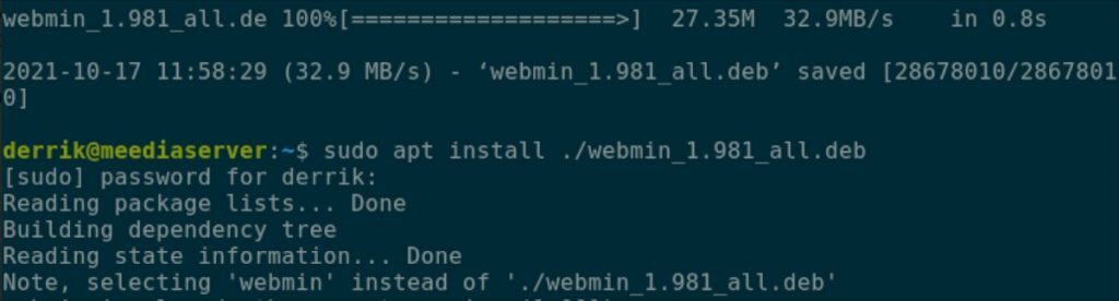 How to set up Webmin on Ubuntu Server