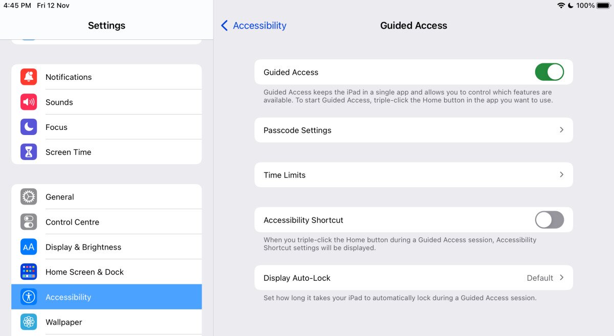 How to put an iPad in Kiosk mode