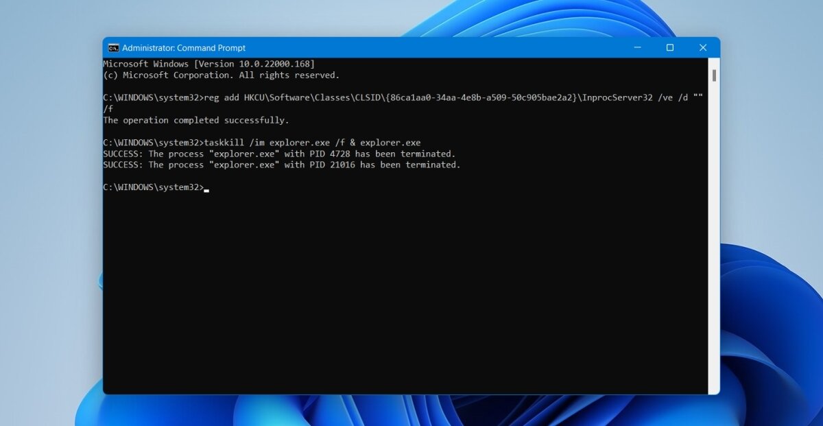 How to get the Windows 10 Context Menu in Windows 11