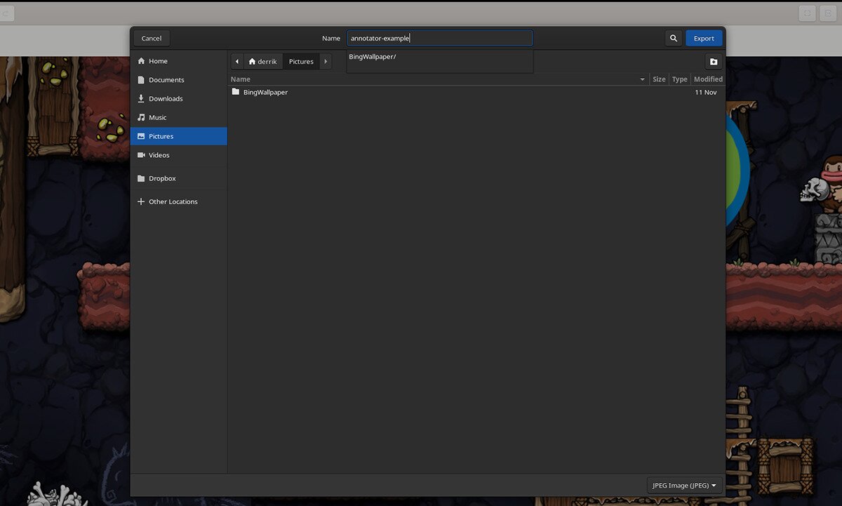 How to annotate images on Linux with Annotator