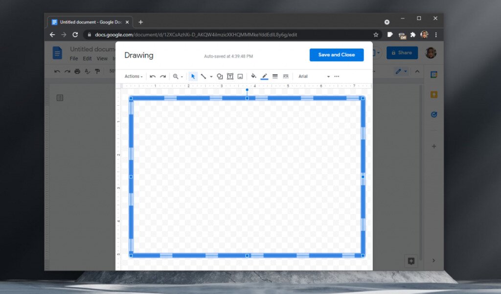 How to add borders on Google Docs