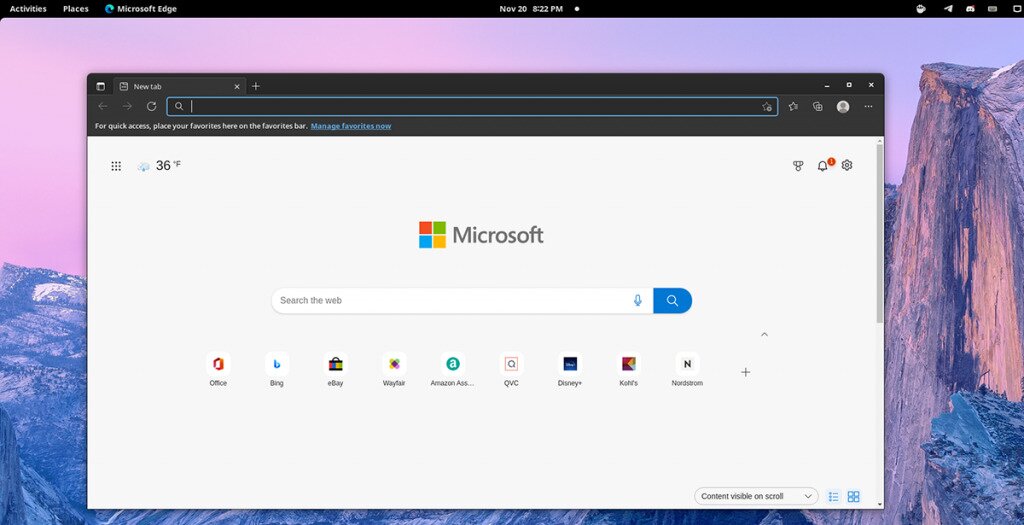 How to install Microsoft Edge (stable) on Linux