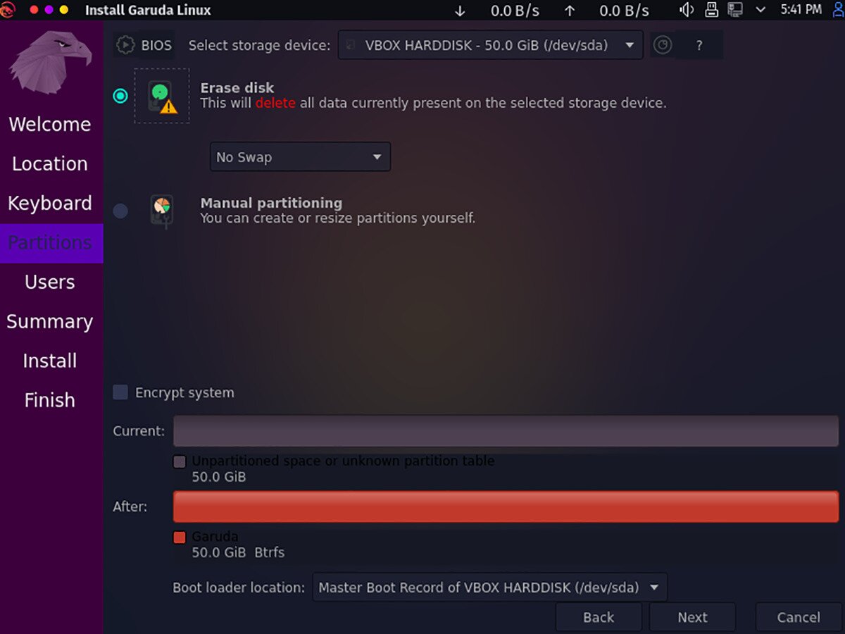 How to install Garuda Linux