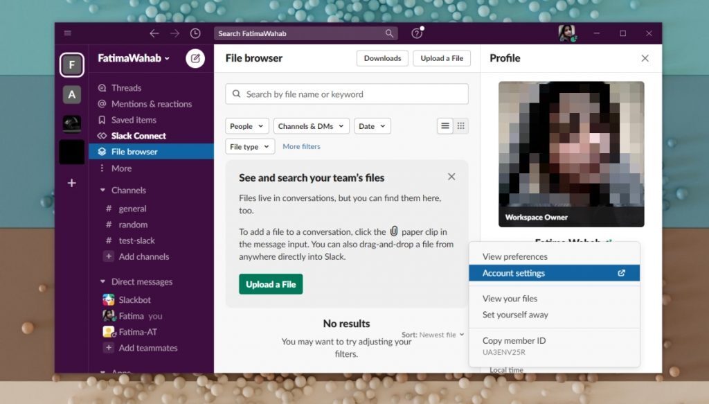 How to leave a Slack workspace