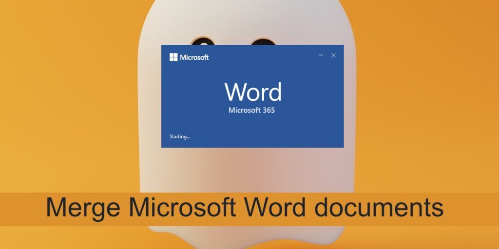 How to merge Microsoft Word documents