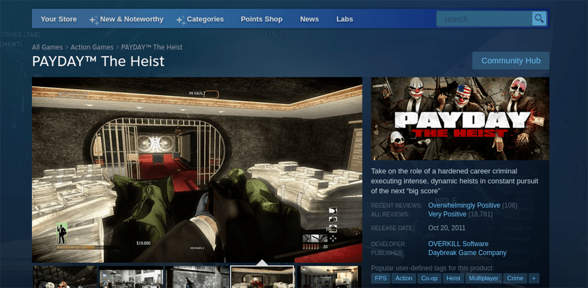 How to play PAYDAY: The Heist on Linux