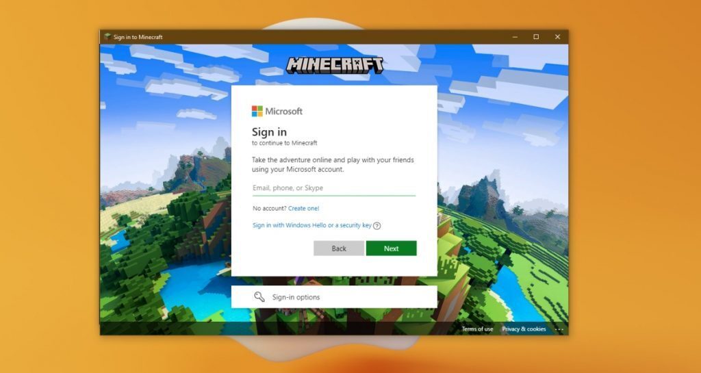How to reset password in Minecraft