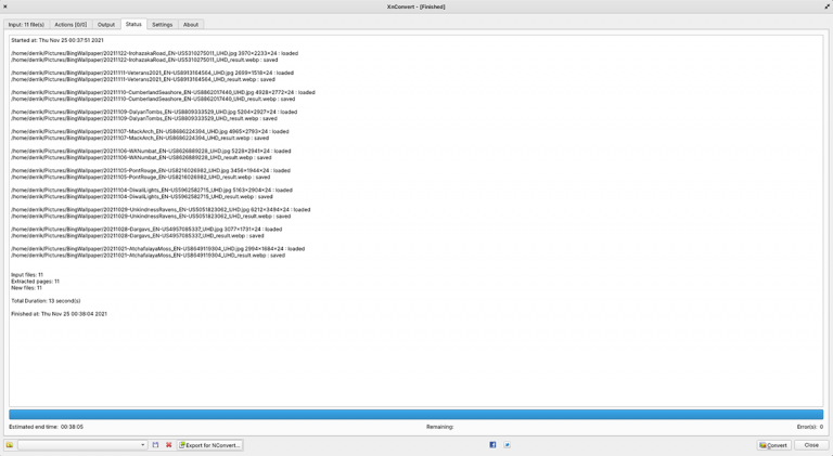 How to convert images on Linux with XnConvert