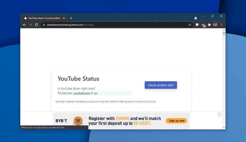 How to fix the YouTube problem with server 503