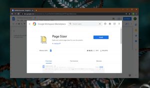 How to set a custom page size in Google Docs