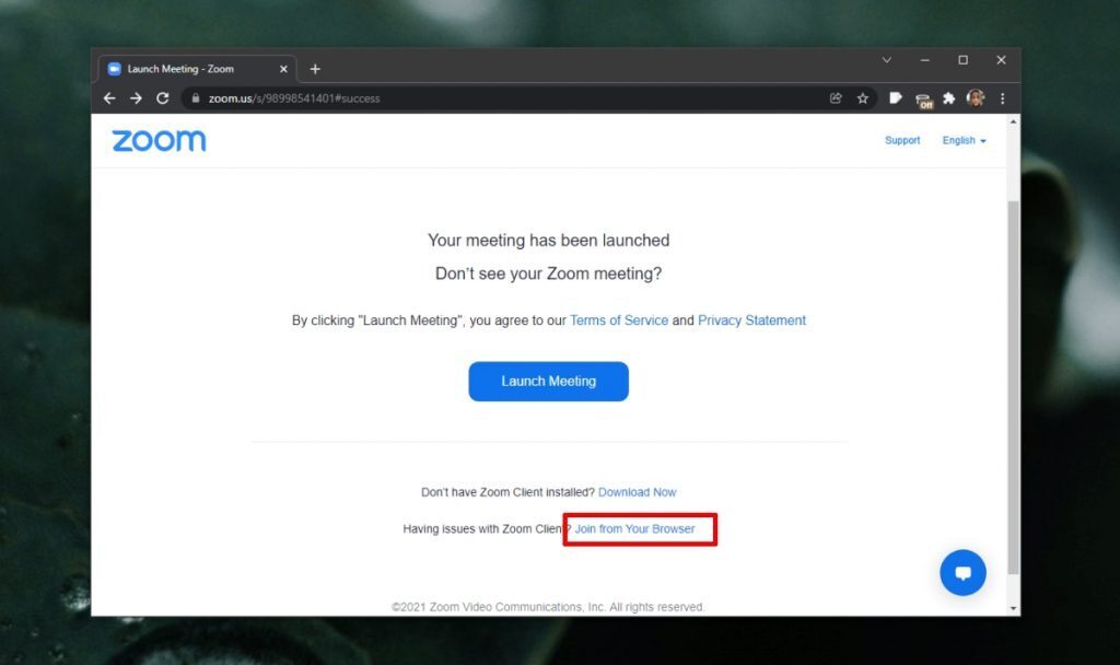 How to use the web version of Zoom without the app
