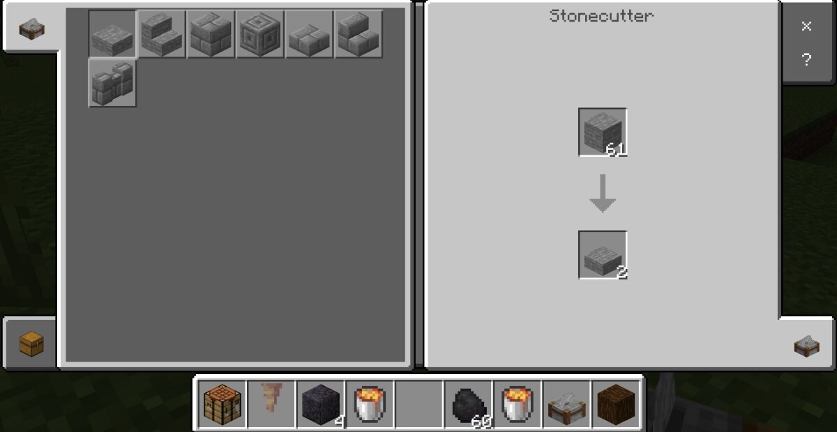 How to make a Minecraft stonecutter