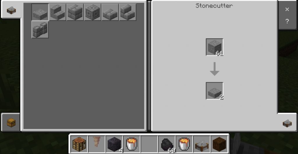How to make a Minecraft stonecutter