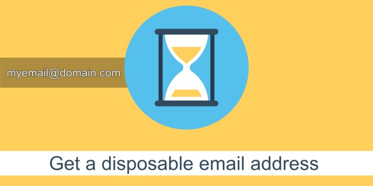 How to get a disposable email address