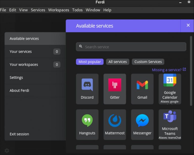 How to bring all your chats into one with Ferdi