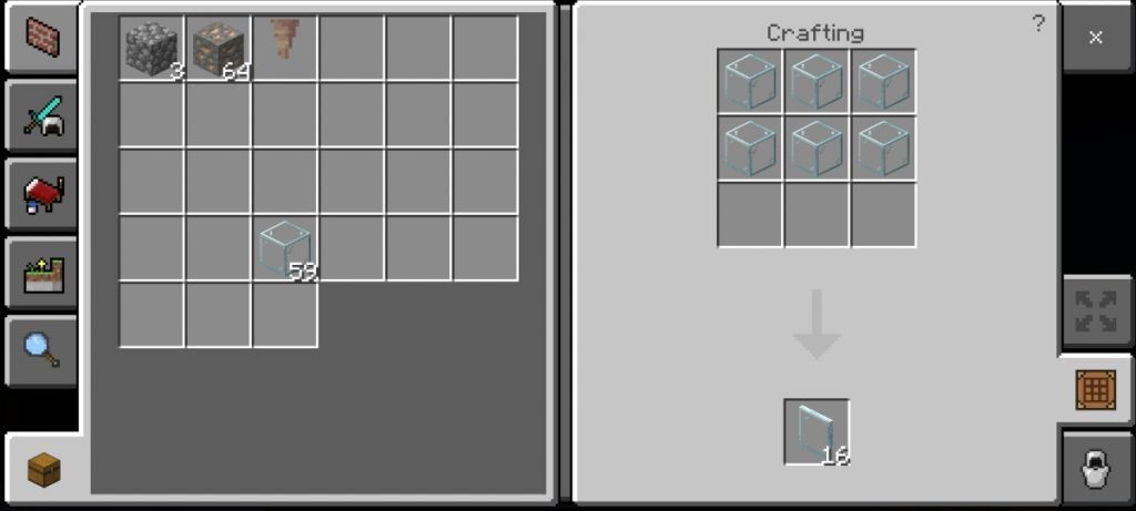 How to make glass in Minecraft