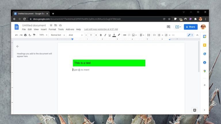 How to insert a text box in Google Docs