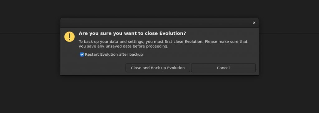 Back up and restore emails in Evolution on Linux - Addictive Tips Guide