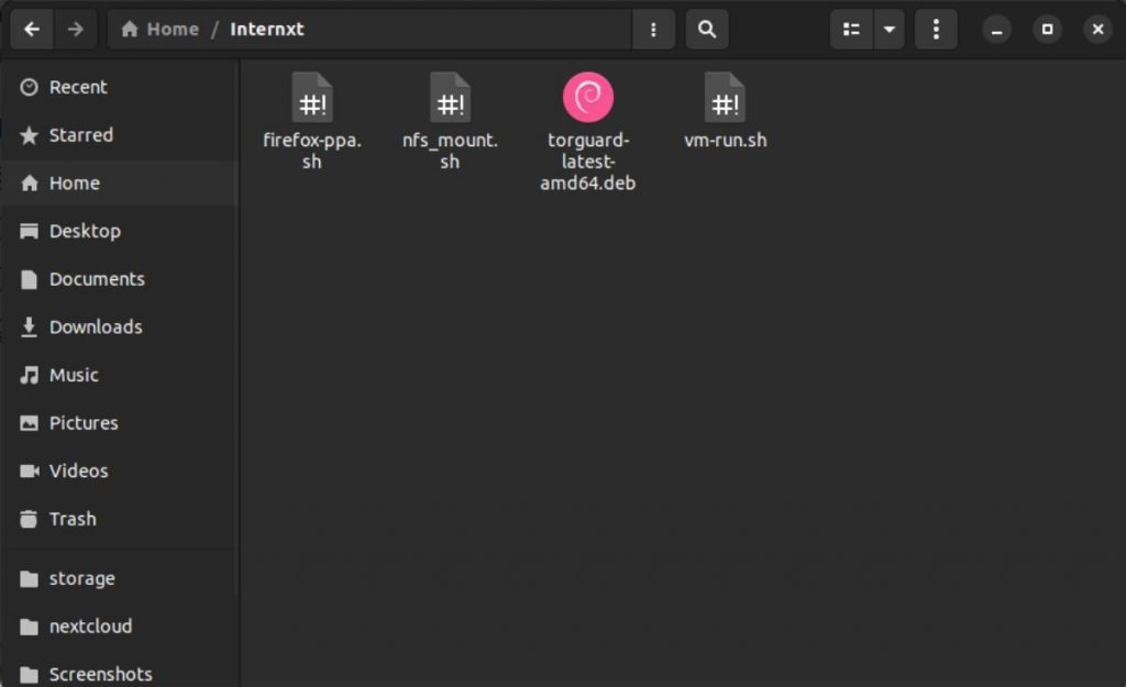 How to set up the Internxt cloud sync tool on Linux