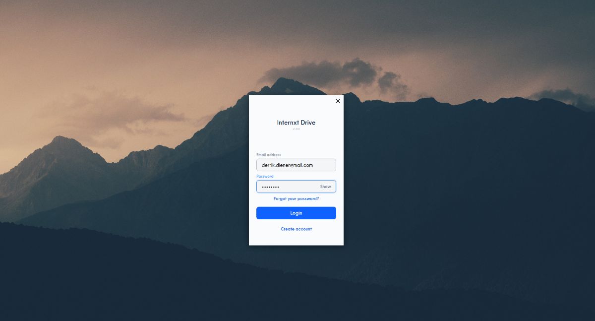 How to set up the Internxt cloud sync tool on Linux
