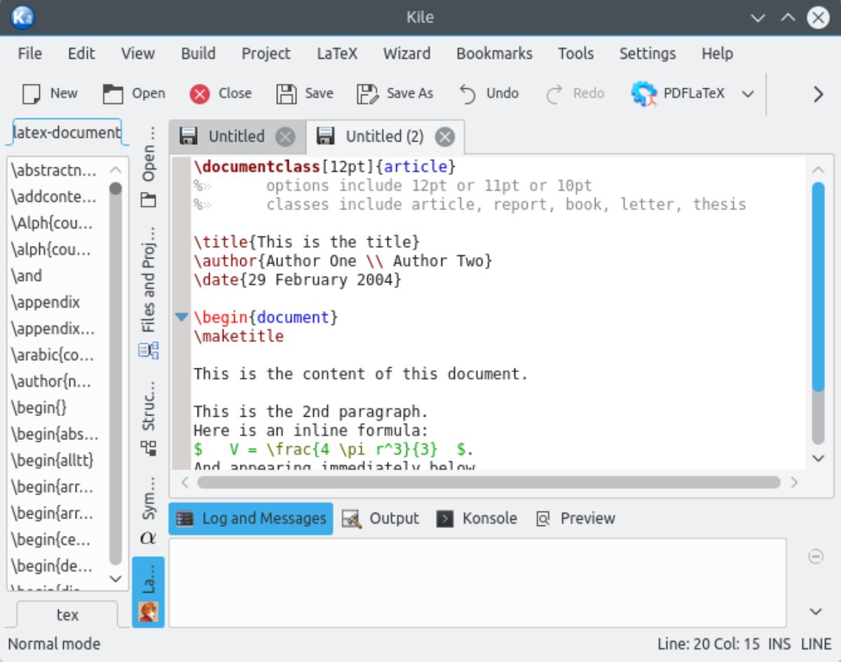 How to install the Kile LaTeX editor on Linux - Addictive Tips Guide