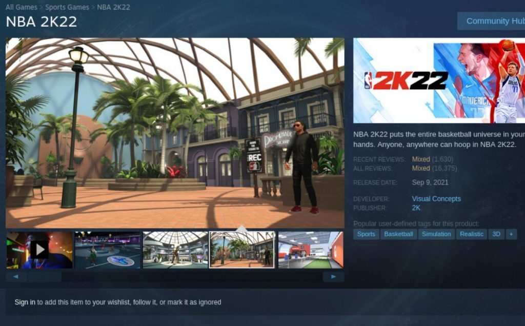 How to play NBA 2K22 on Linux