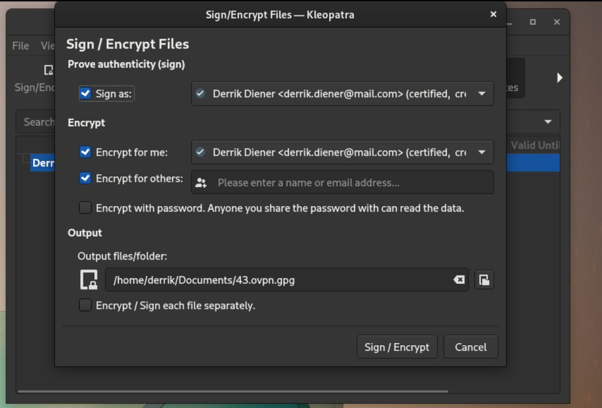 Encrypt files on Linux the easy way with Kleopatra - Addictive Tips Guide