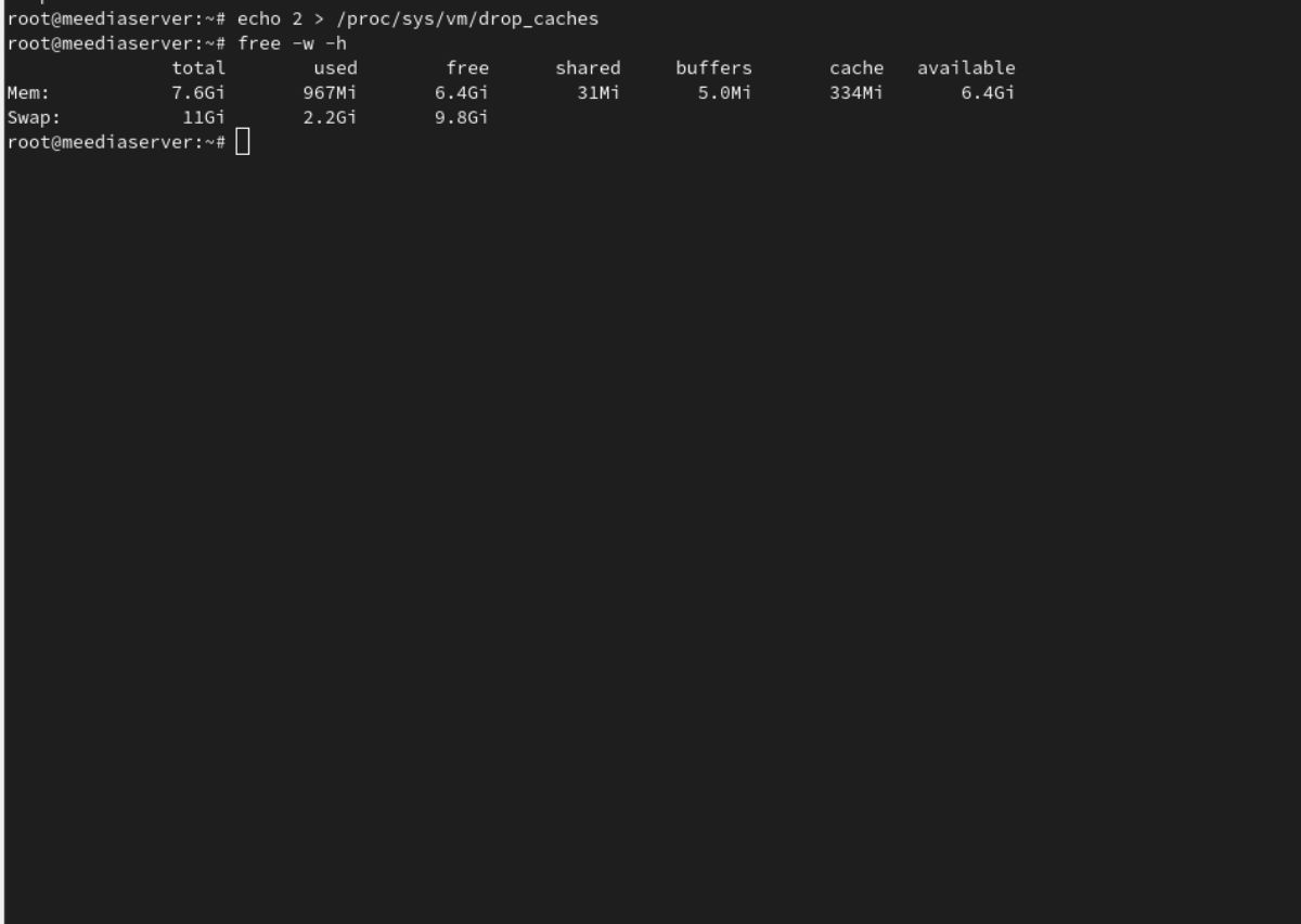 How to clear Ubuntu cache and increase swap size