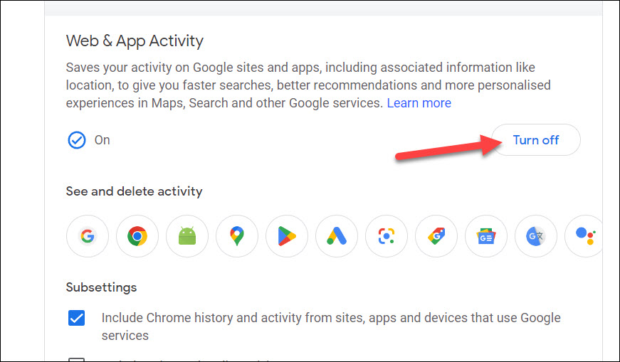 How to Clear Your Google Search Browsing History