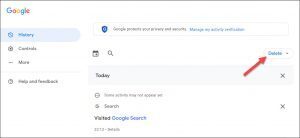 How to Clear Your Google Search Browsing History