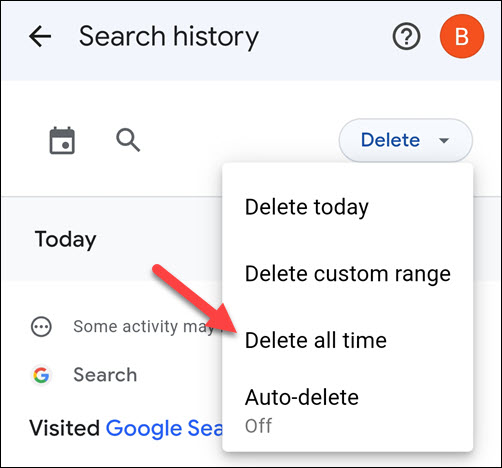 How to Clear Your Google Search Browsing History