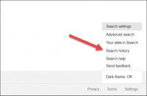 How to Clear Your Google Search Browsing History
