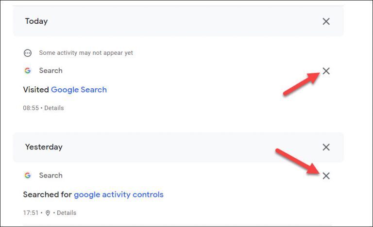 How to Clear Your Google Search Browsing History