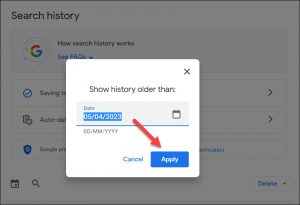How to Clear Your Google Search Browsing History