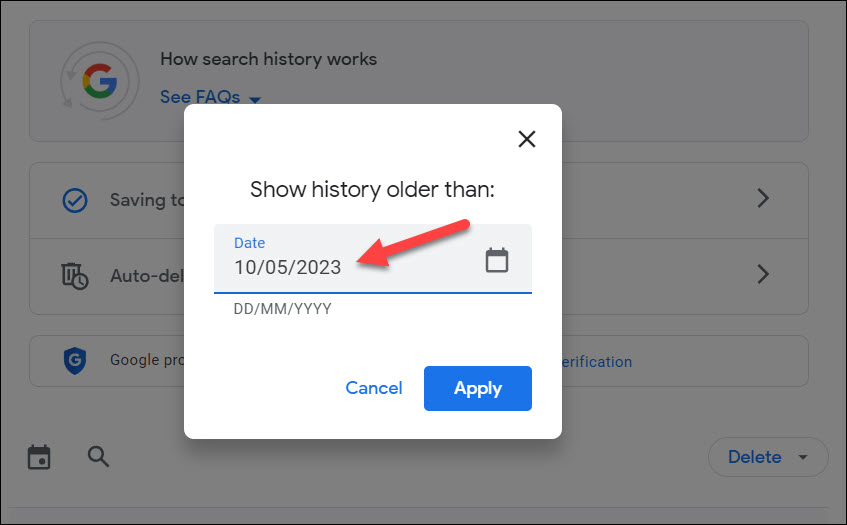How to Clear Your Google Search Browsing History