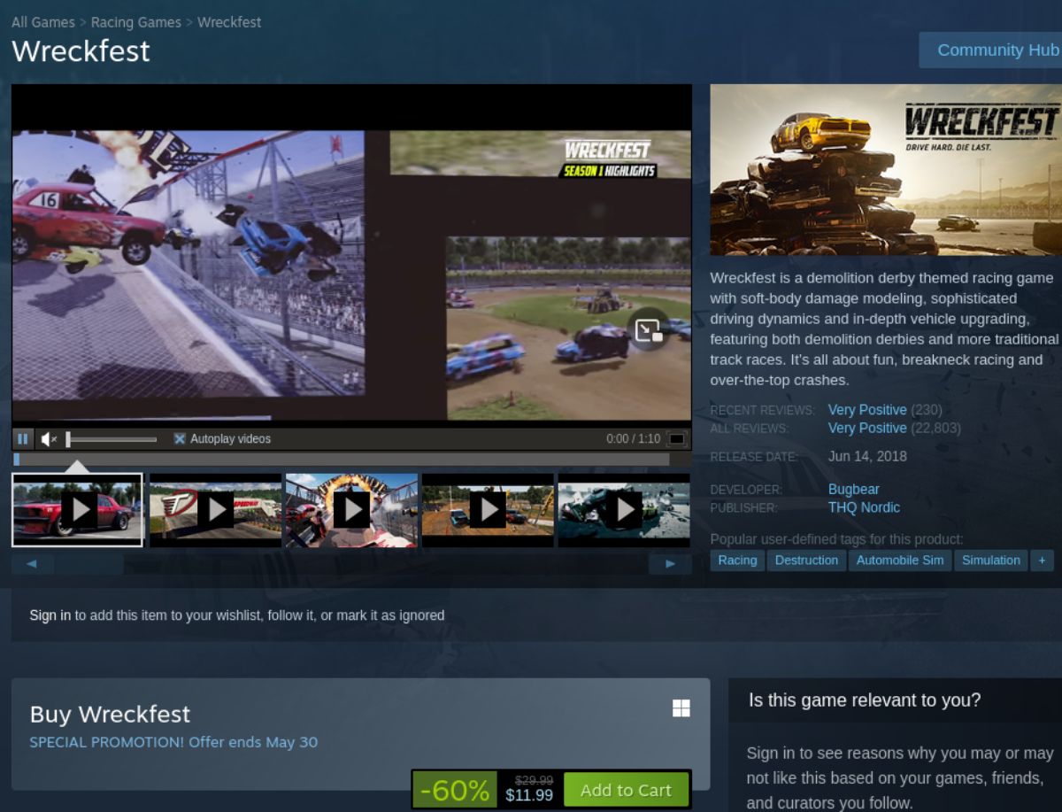 How to play Wreckfest on Linux - Addictive Tips Guide