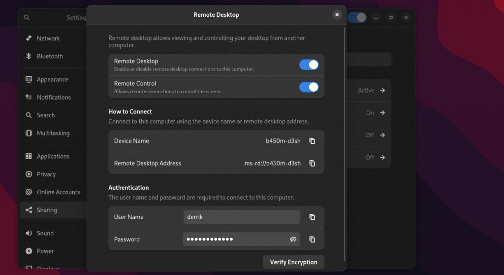 How to use the new Gnome Shell remote desktop feature - Addictive Tips ...