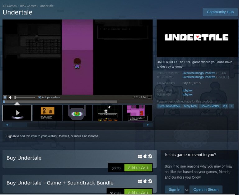How to play Undertale on Linux